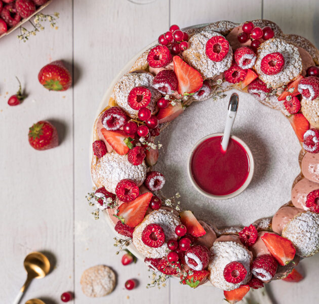 RECETTE TARTE AUX FRUITS ROUGES ET GANACHE MONTÉE MÉLISSE - Alice Mabilon